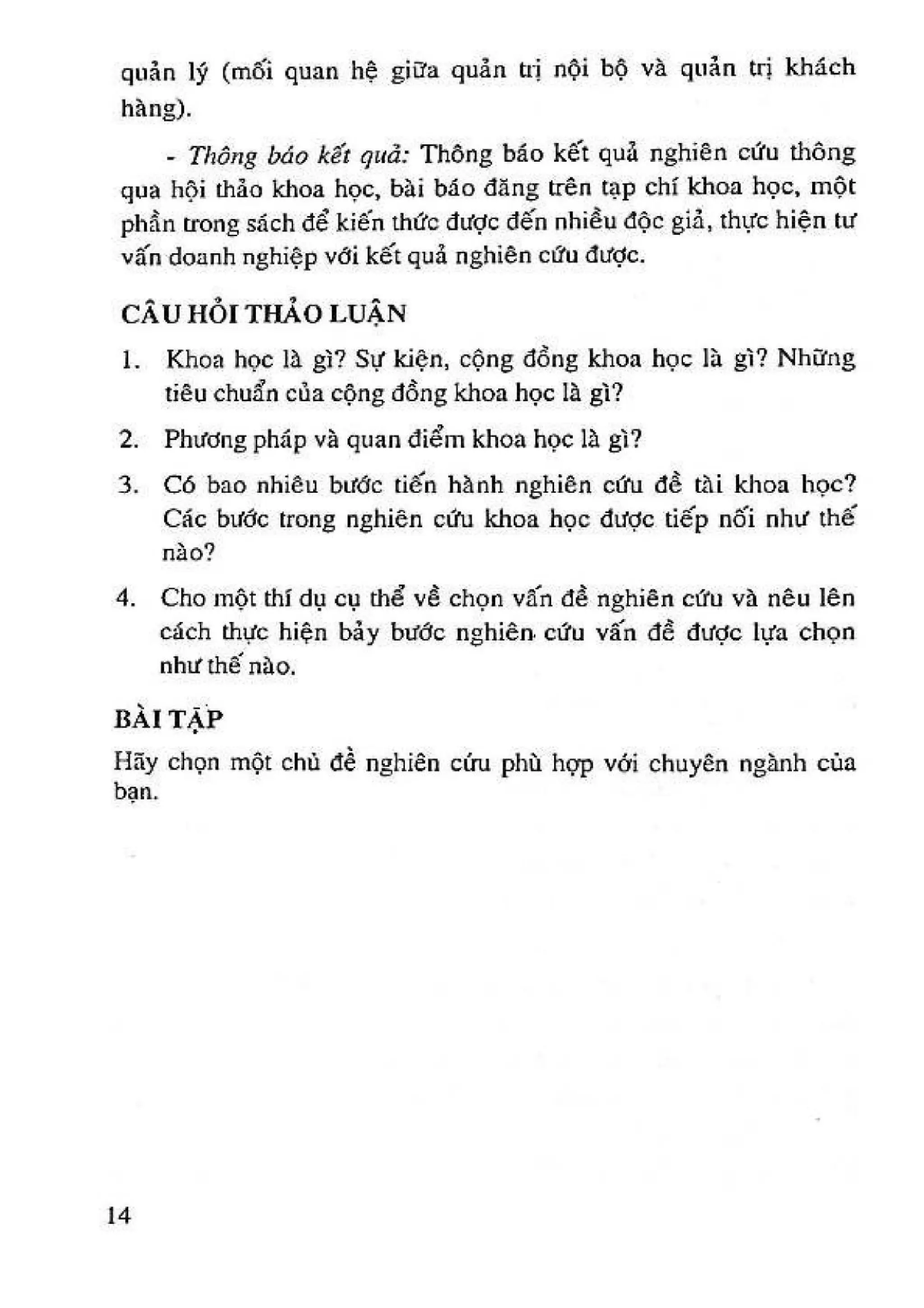 Giáo trình phương pháp và phương pháp luận nghiên cứu khoa học kinh tế và quản trị - Nguyễn, Thị ...