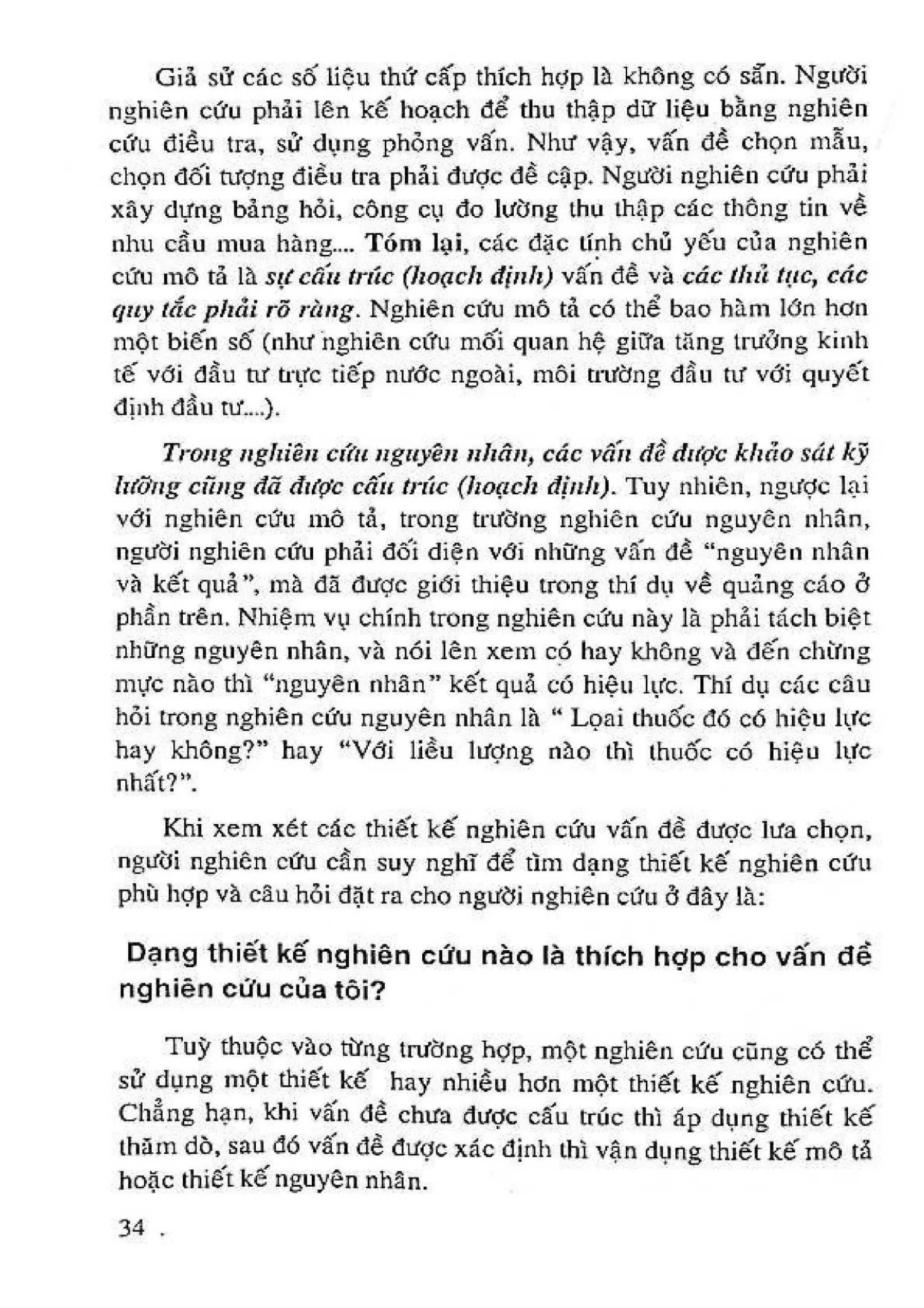 Giáo trình phương pháp và phương pháp luận nghiên cứu khoa học kinh tế và quản trị - Nguyễn, Thị ...