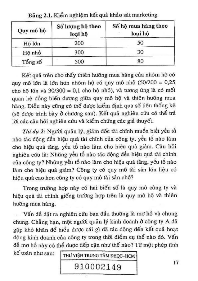 Giáo trình phương pháp và phương pháp luận nghiên cứu khoa học kinh tế ...
