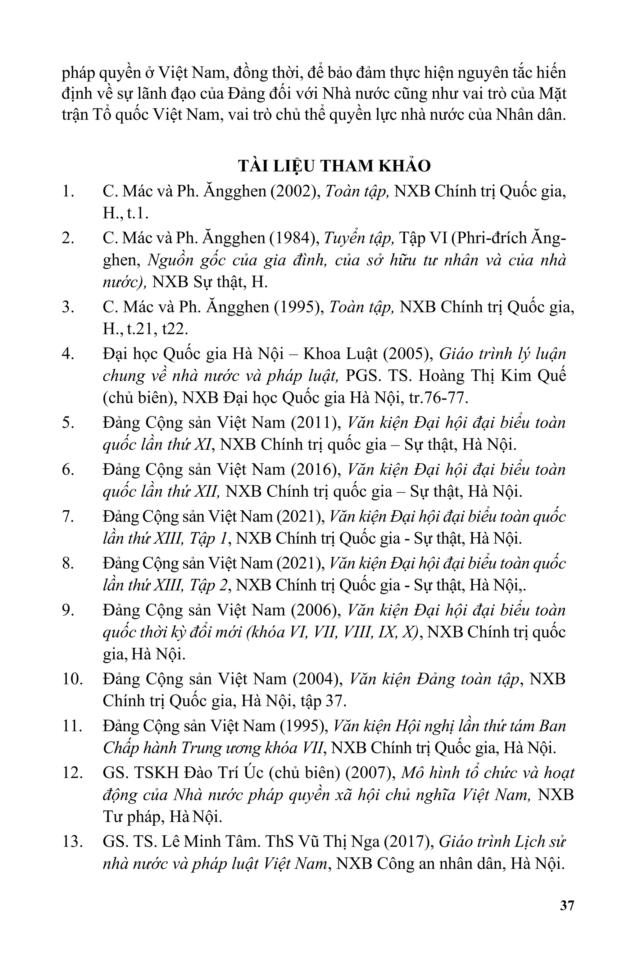 Giáo trình pháp luật đại cương - Nguyễn Thị Tuyết Mai, Nguyễn Minh Thu, Nguyễn Thị Tuyết Nga, Võ ...