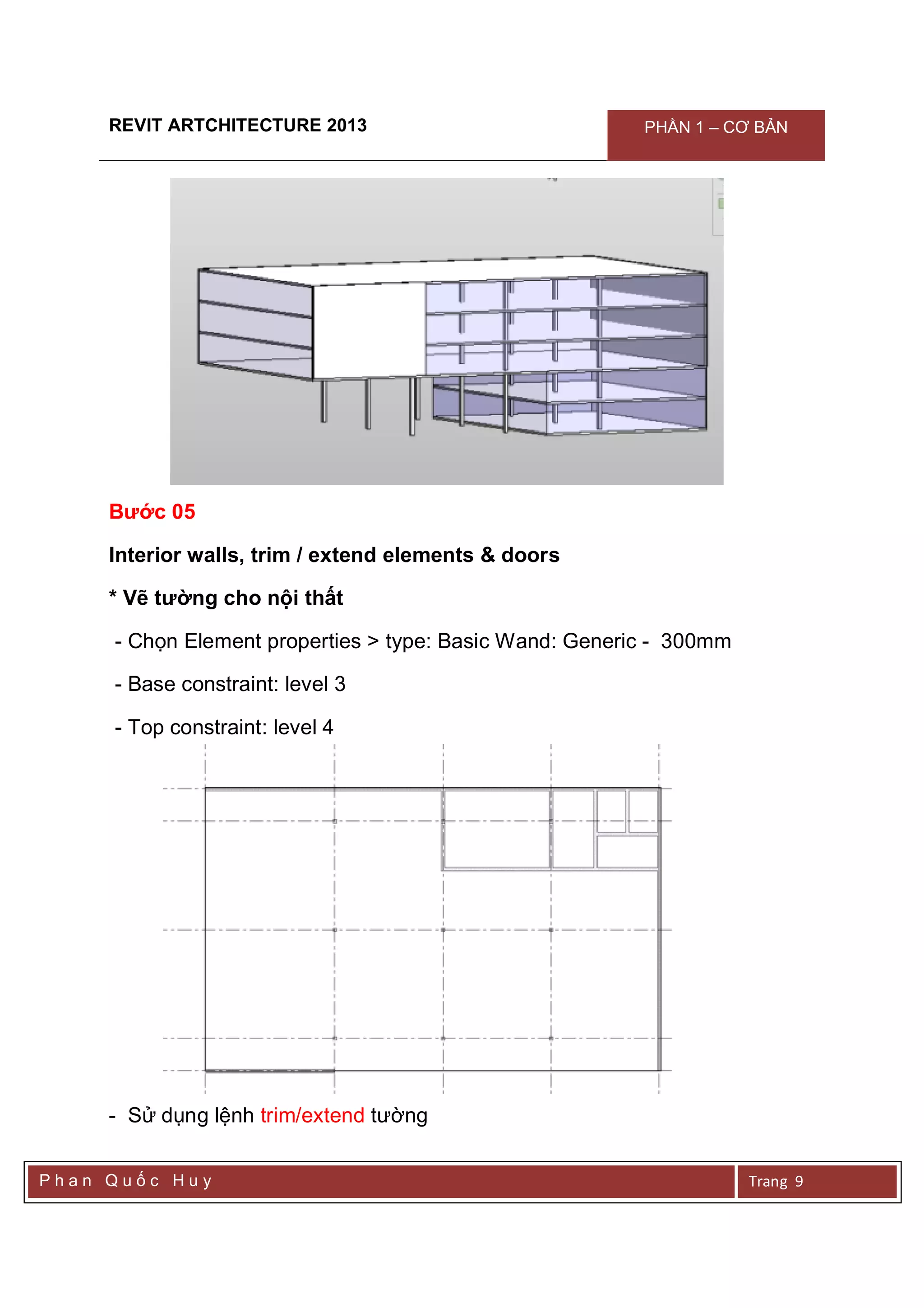 Giáo trình revit architecture 2013 | PDF