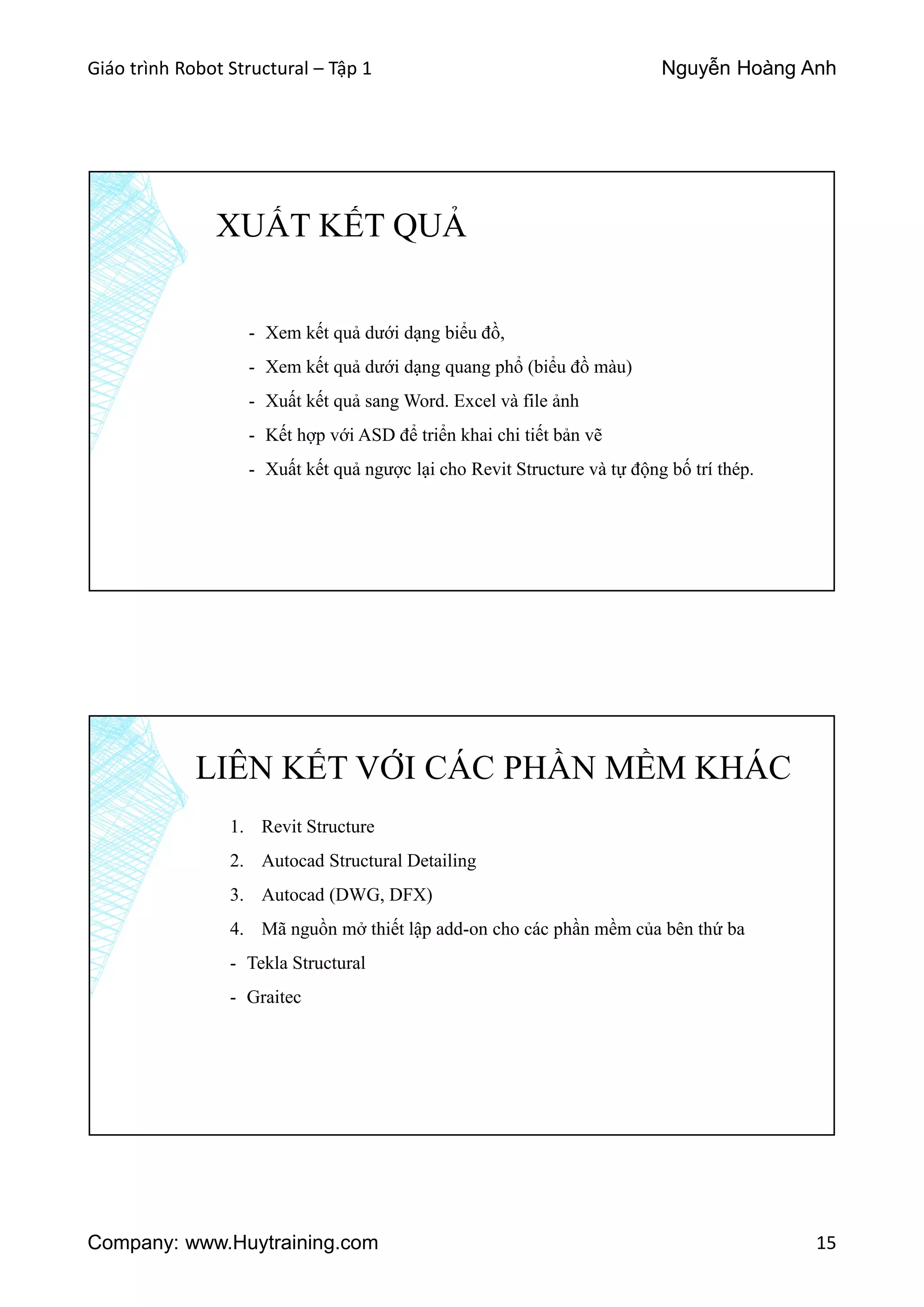 Giáo trình Robot Structural - Tập 1 | PDF