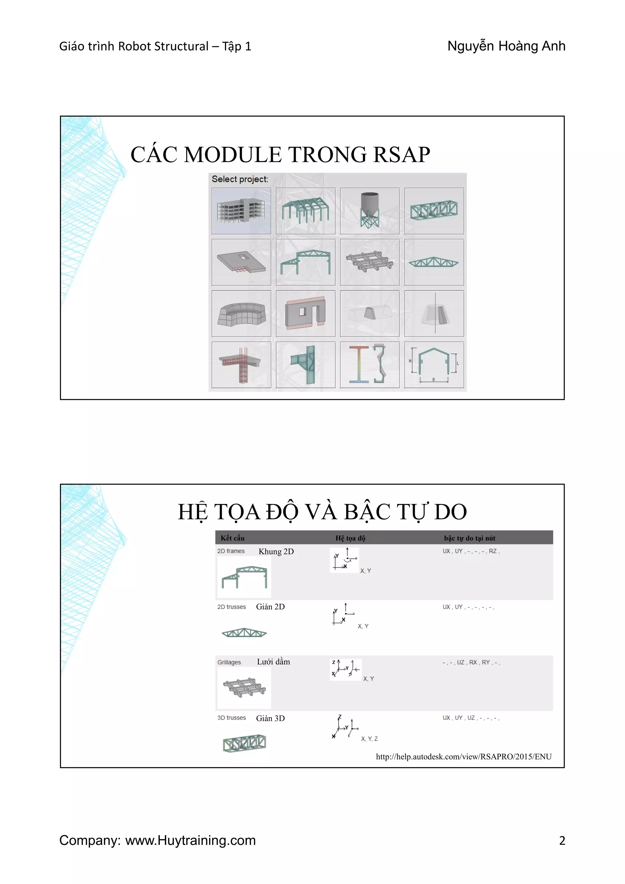 Giáo trình Robot Structural - Tập 1 | PDF