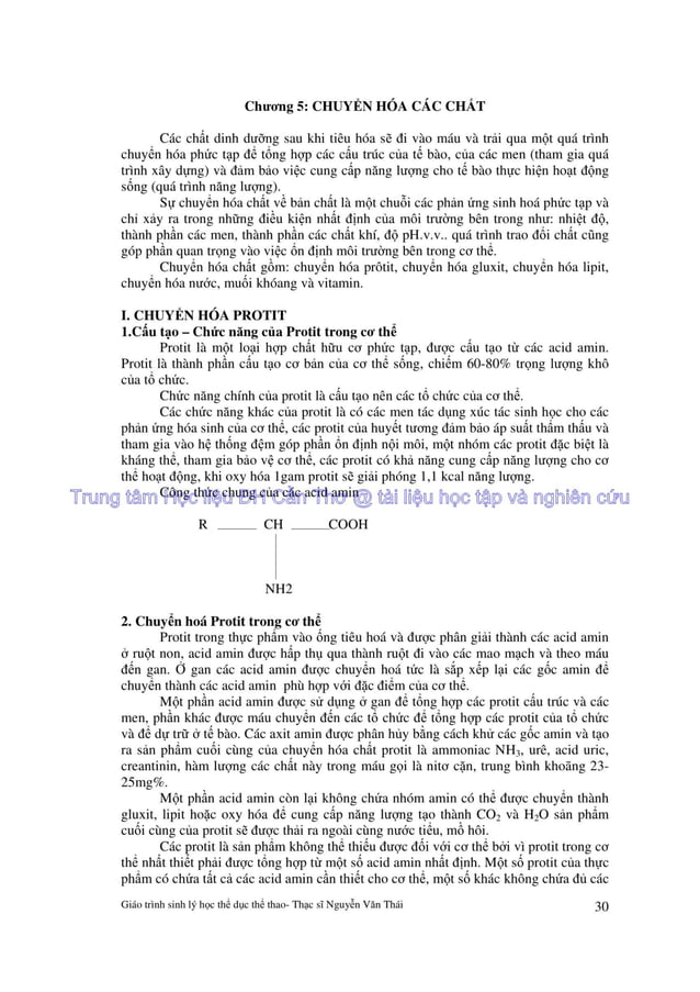 Giáo trình sinh lý học thể dục thể thao.pdf | Free Download