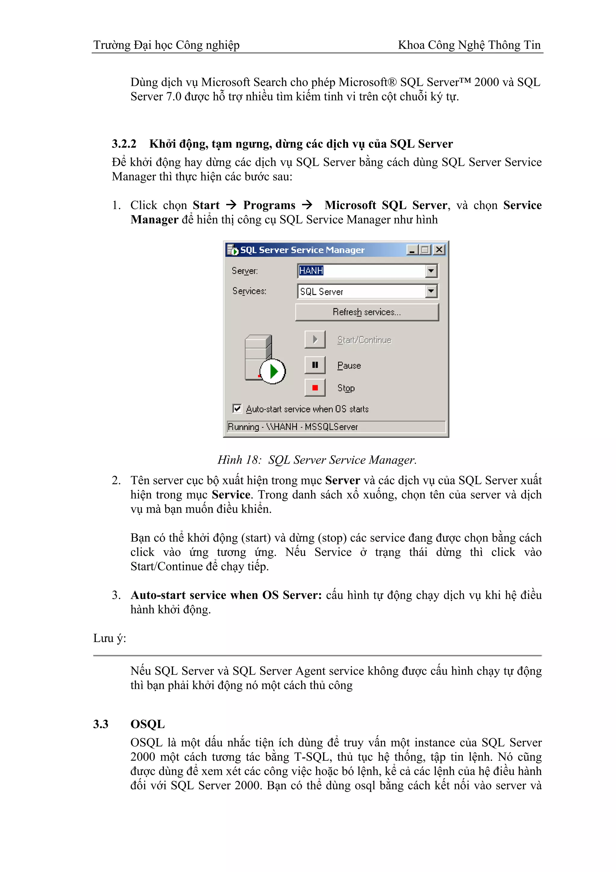 Giáo trình sql server đại học công nghiệp[bookbooming.com] | PDF