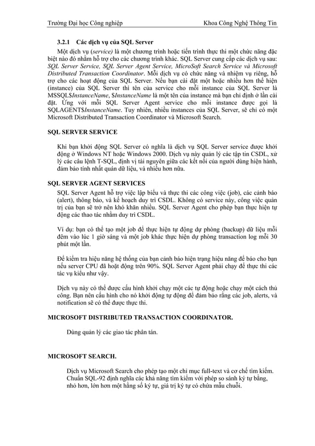 Giáo Trình Sql Server đại Học Công Nghiệp Pdf