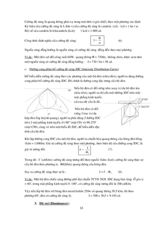 Giáo trình thiết kế chiếu sáng (Vũ Hùng Cường) | PDF