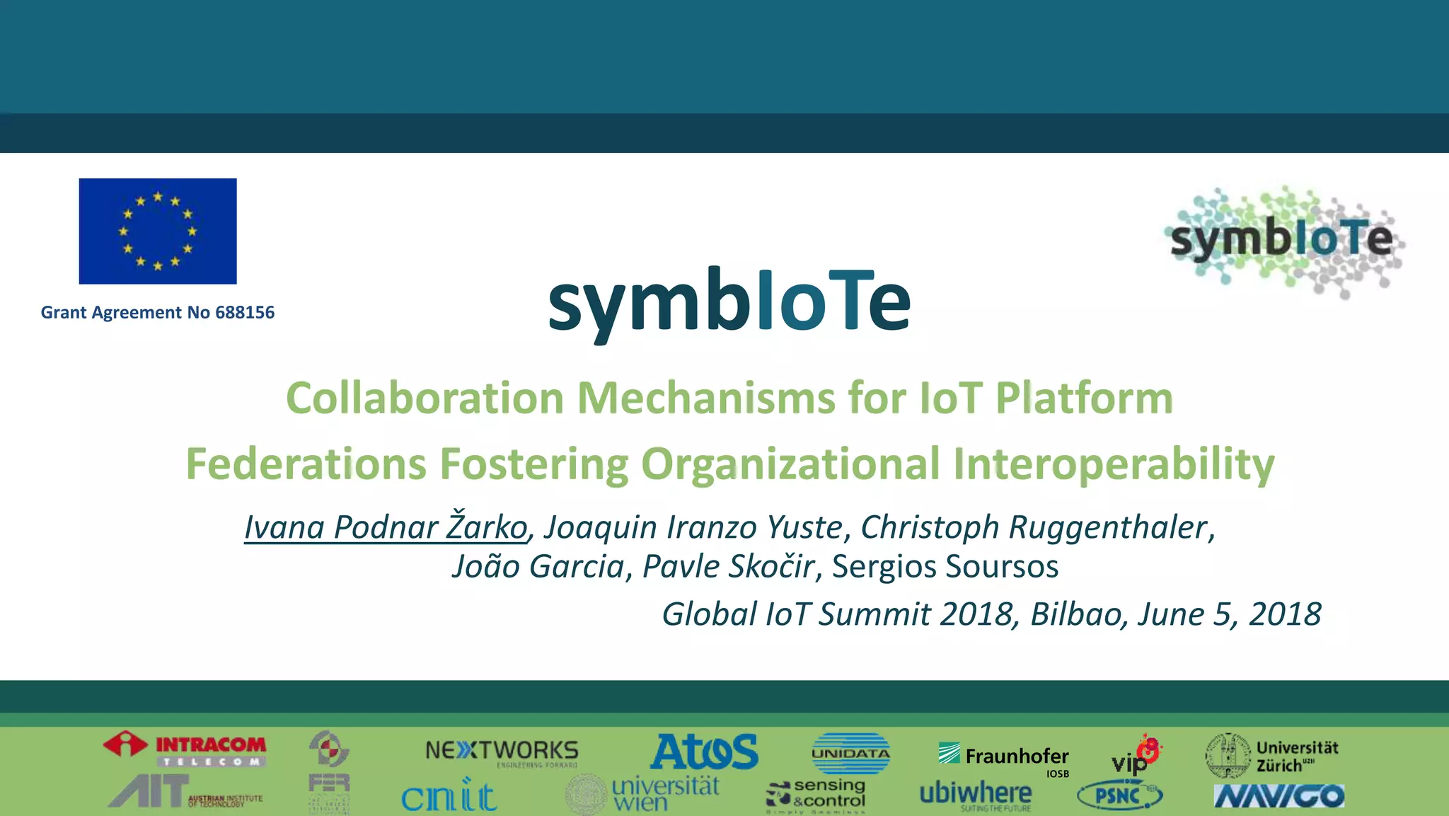 Collaboration Mechanisms for IoT Platform Federations Fostering ...