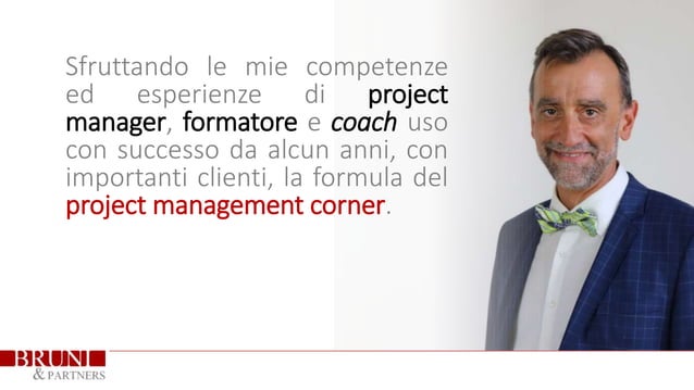 Project Management Corner - Giovanni Bruni | PPTX