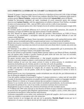 “Il Canaro” di Luca Moretti | PDF | Western | Genres