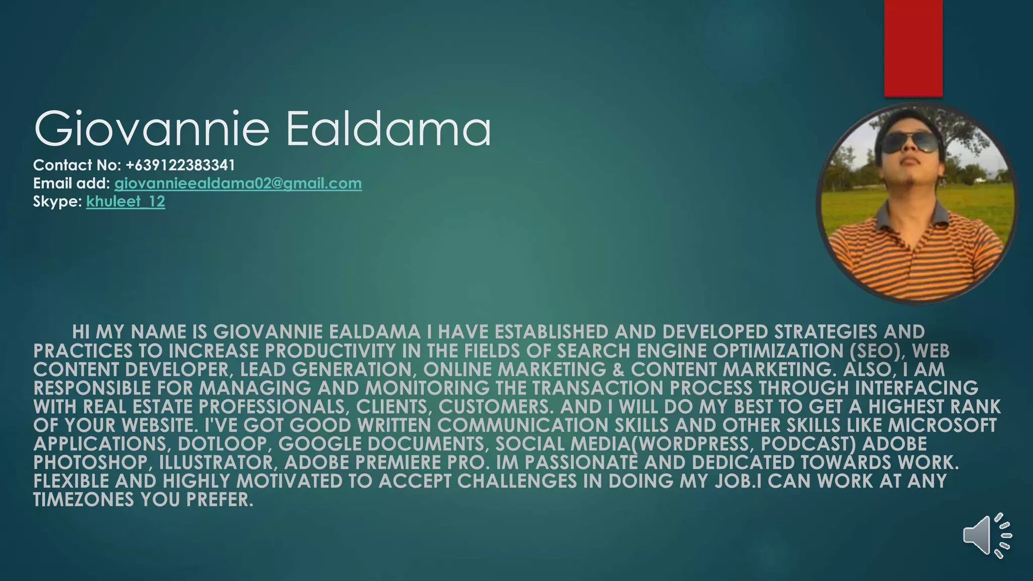 Giovannie ealdama | PPT