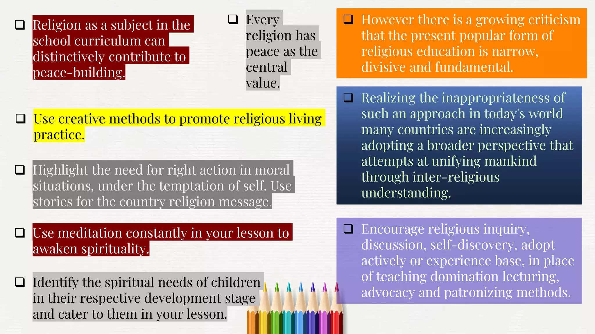 Integration of peace in different subjects | PDF