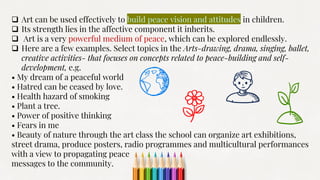 Integration of peace in different subjects | PDF