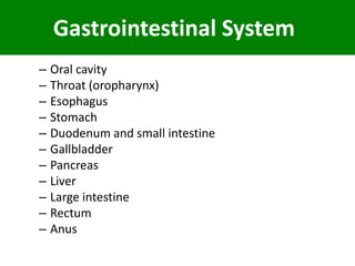 The Aging Gastrointestinal Tract | PPTX