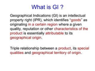 GI presentation CICS - 2011geographical indication.ppt