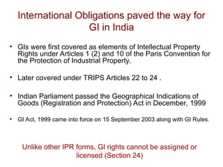 GI presentation CICS - 2011geographical indication.ppt