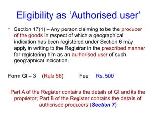 GI presentation CICS - 2011geographical indication.ppt