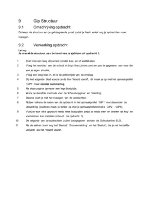 Gip structuur | DOCX