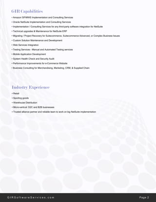 GIR Software Services | PDF | IT and Internet Support | Internet