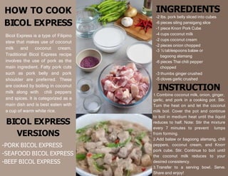 Girado Sean Bicol Express | PPTX