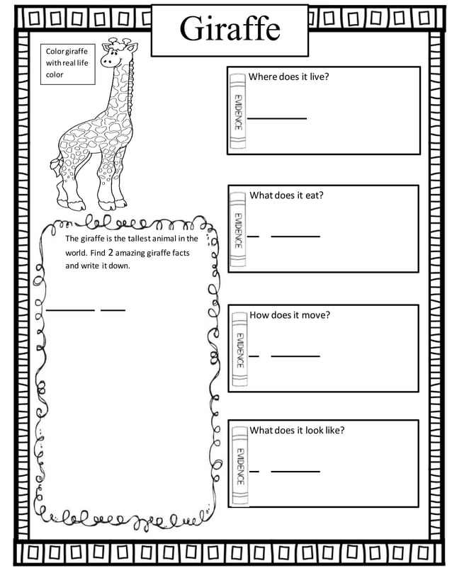 Giraffe animal research | PDF