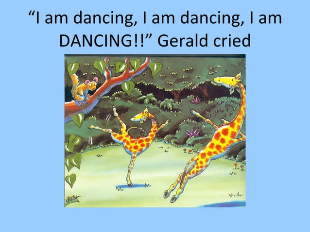 Giraffes can't dance | PPT