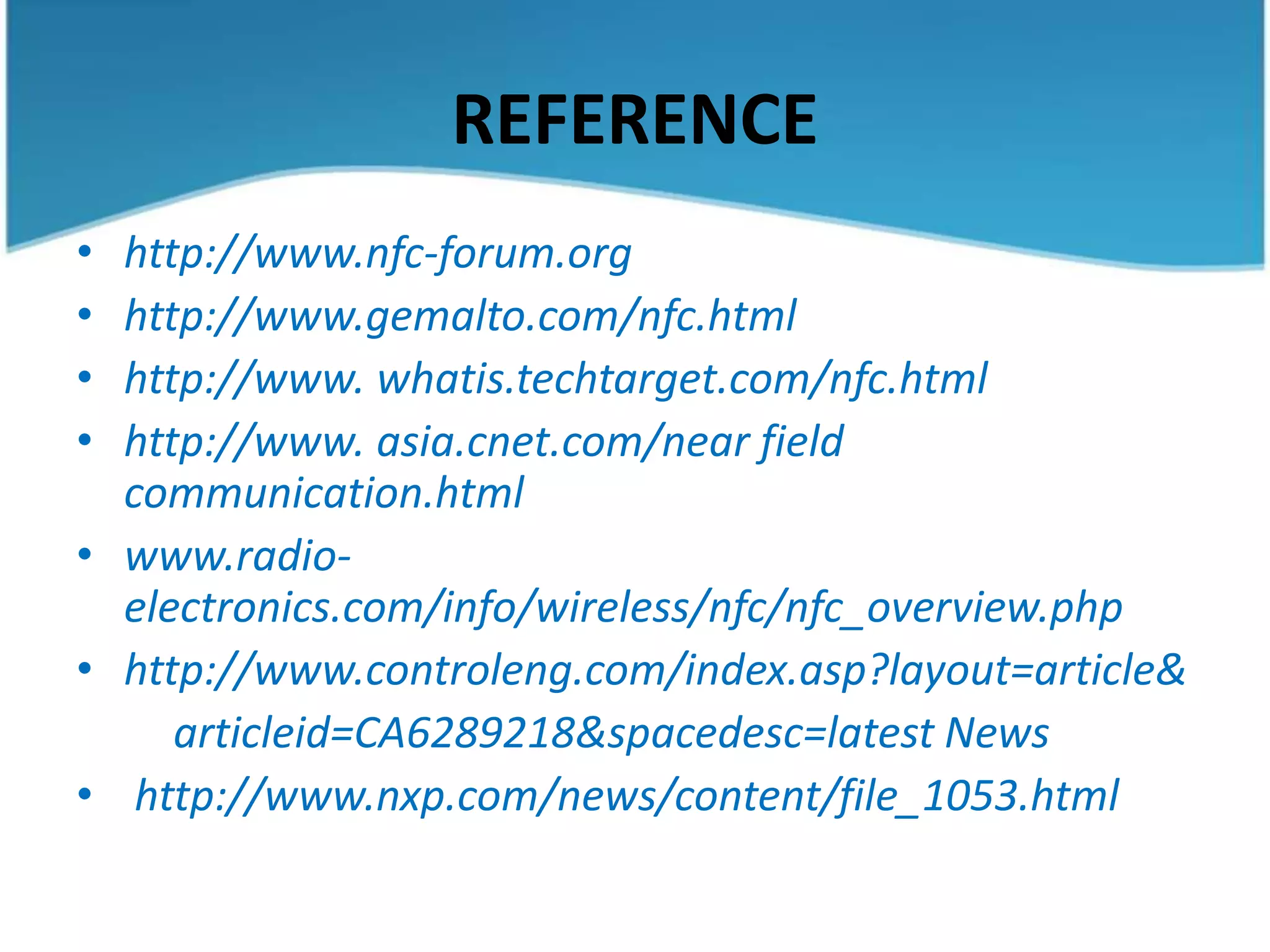 NEAR FIELD COMMUNICATION | PPTX