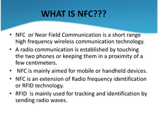 NEAR FIELD COMMUNICATION | PPTX