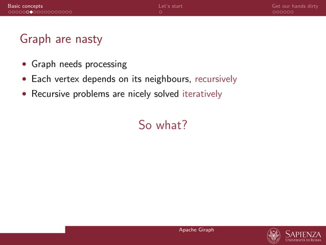 Apache Giraph: Large-scale graph processing done better | PPT