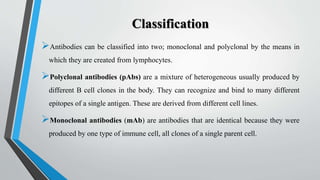 Monoclonal Antibodies | PPTX