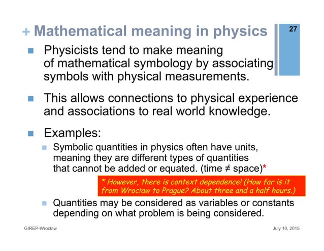 Analyzing the Competency of Mathematical Modeling in Physics (GIREP ...