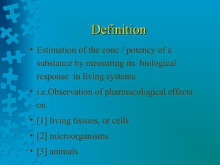 histamine bioassay | PPT