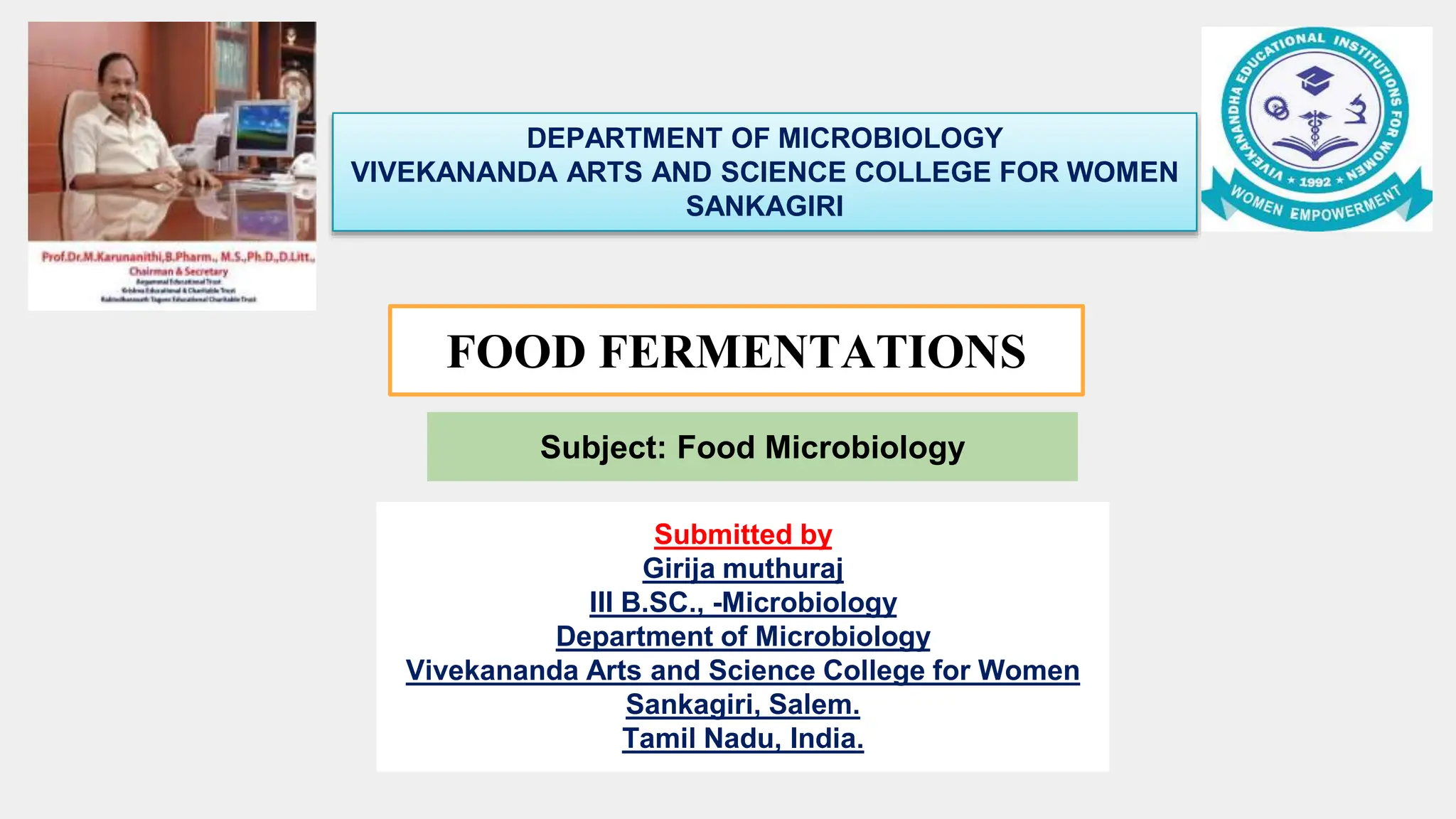 Food fermentation | PPTX