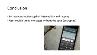 Atmosphere: Secure Messaging for interception protection - Girindro ...