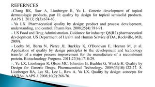 QUALITY BY DESIGN PPT BY GIRIJA | PPT