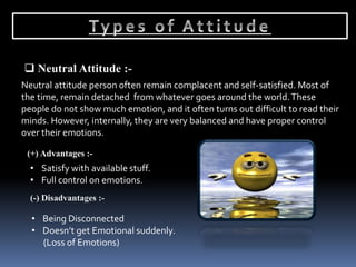 Human Attitude ppt by G.S.Shaktawat | PPTX | Science