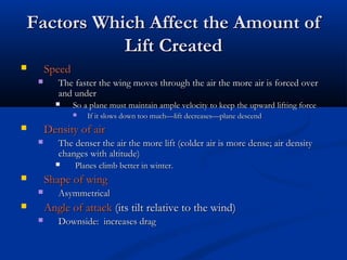 AEROPLANES CREATING LIFT BY GIRISH HARMUKH | PPT