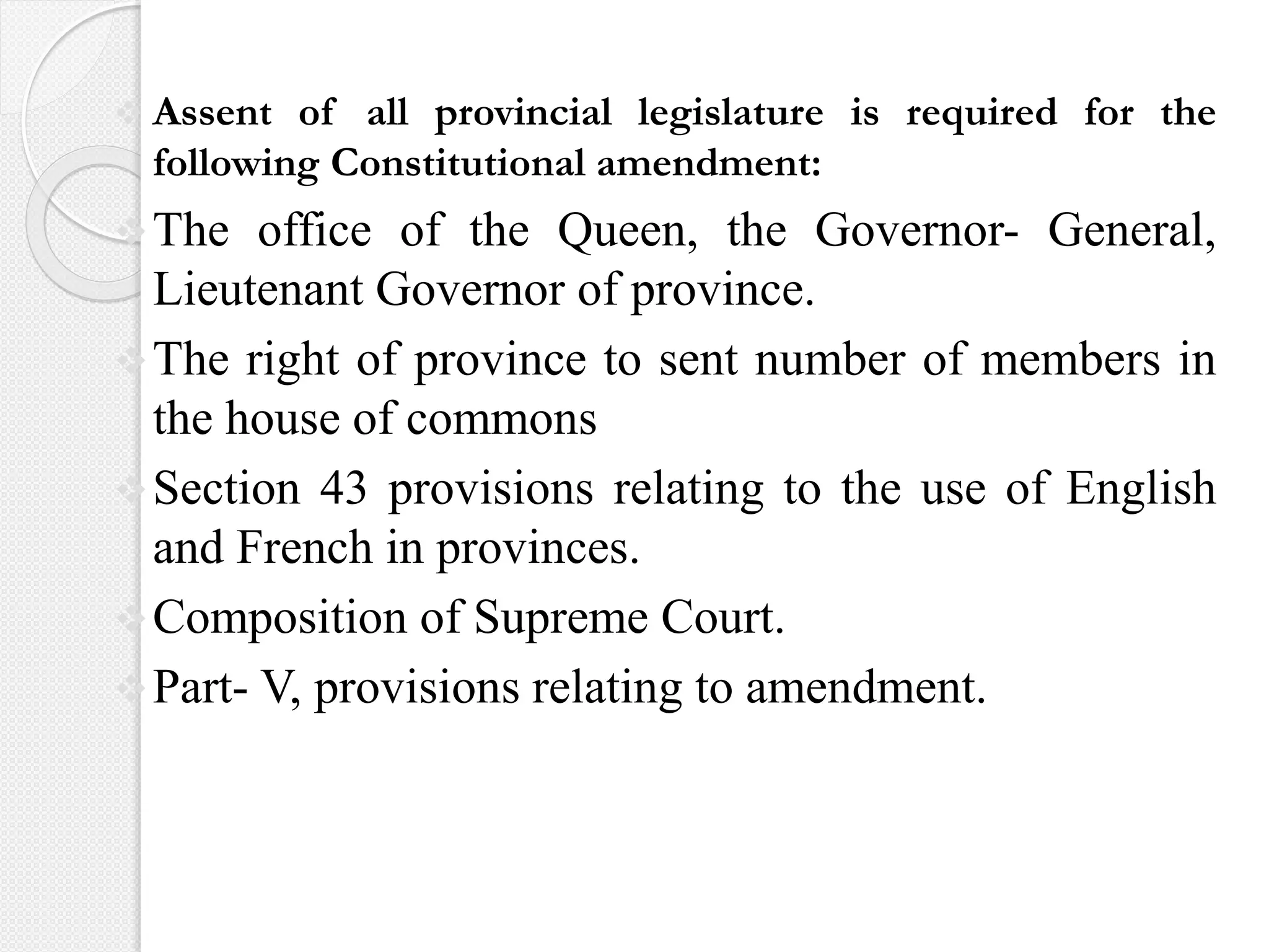Federalism in canada | PPTX