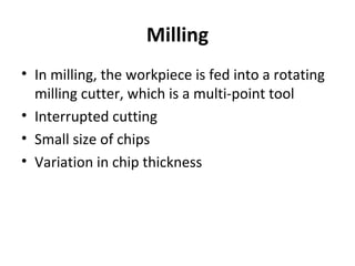 Geometry of Milling cutter's and Twist drills | PPT