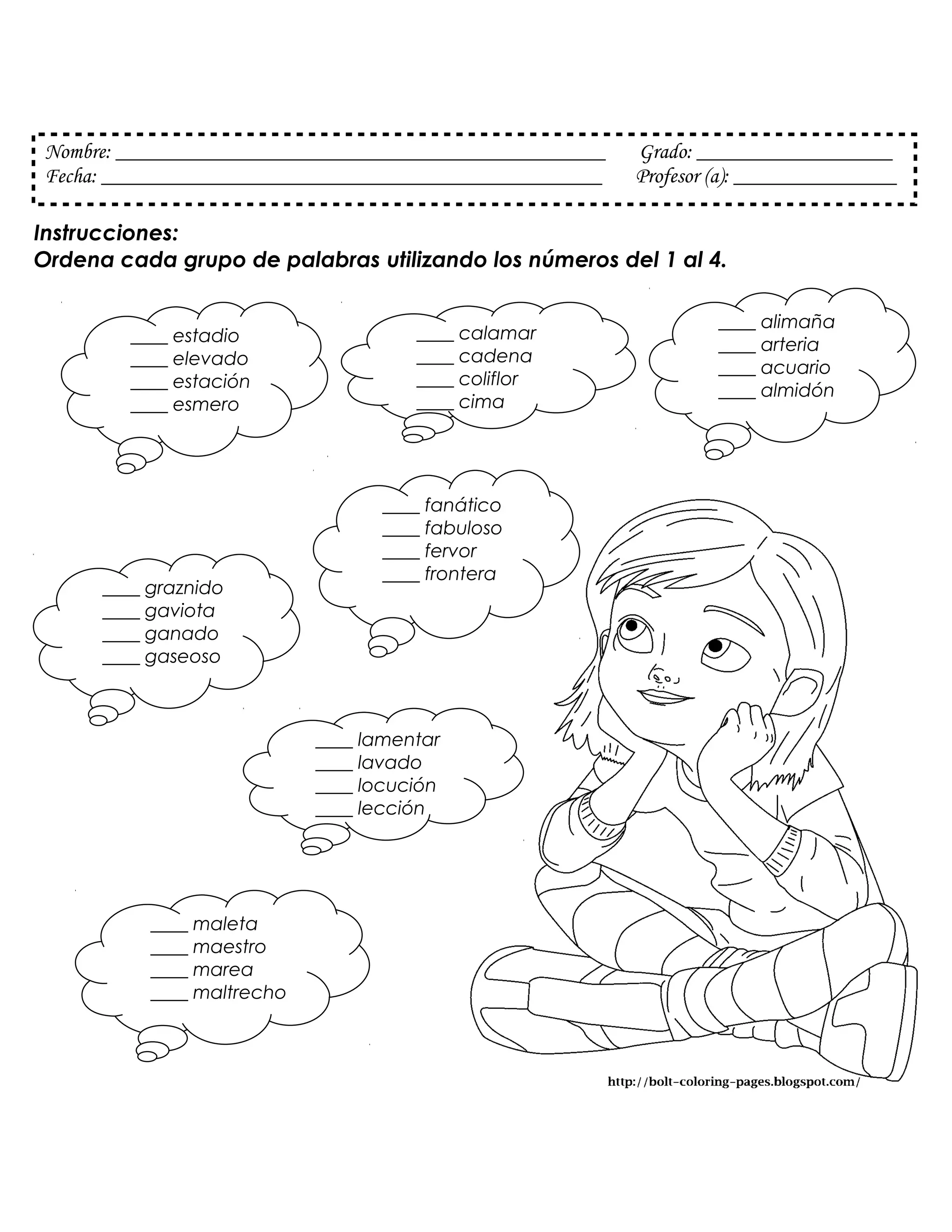 Orden alfabético | DOC