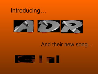 Girl- ADR | PPT