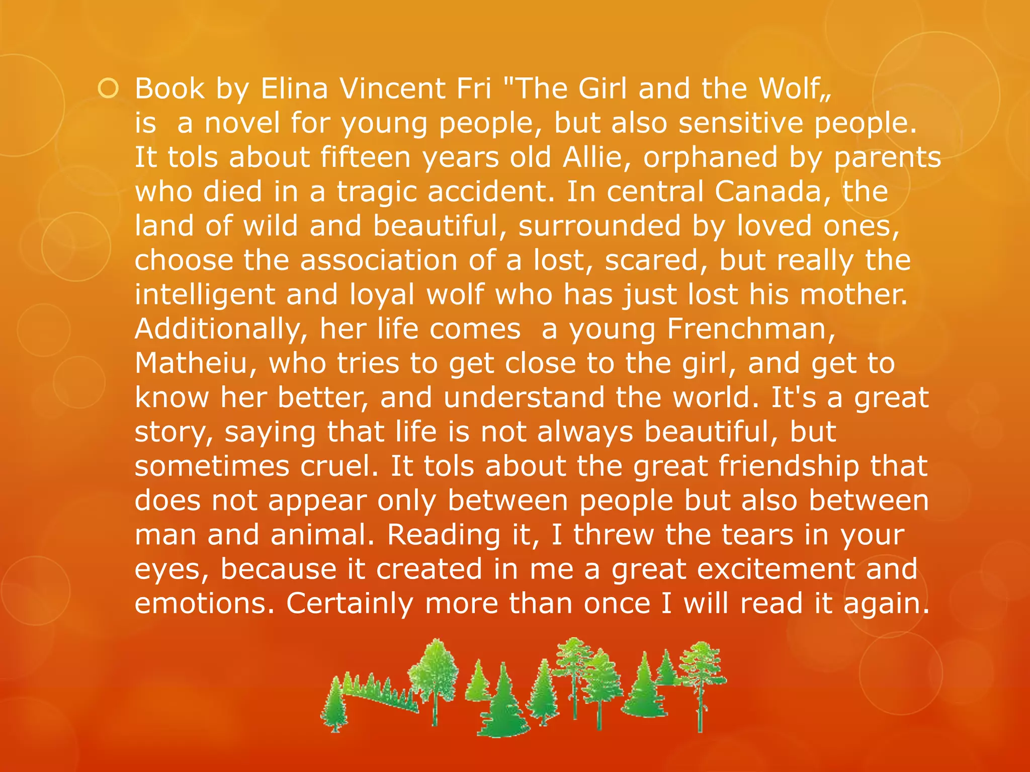 Girl and the wolf | PPTX