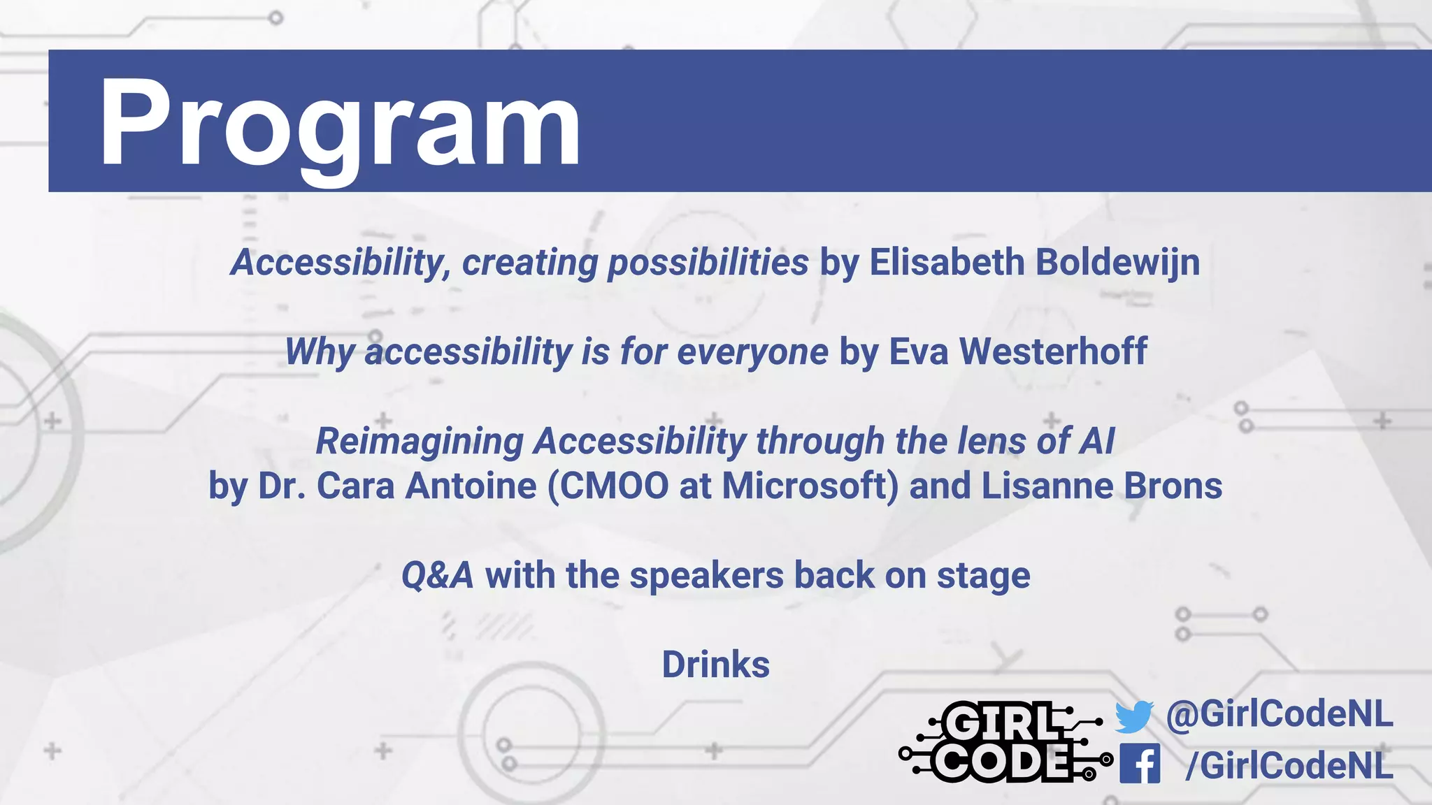 Coding Accessibility - Girl Code at Incentro | PPT