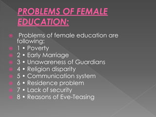 girl education and women empowerment.... | PPT