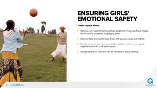 Girl effect: creating safe spaces for girls | PDF