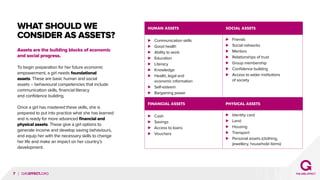 Empowering girls with economic assets | PPT