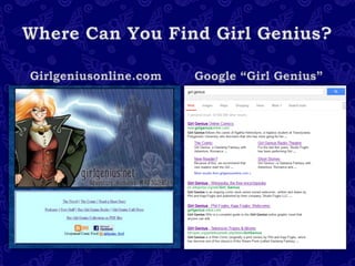 Girl genius panel | PPTX