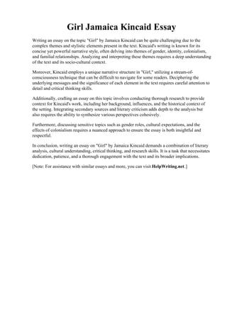 Girl Jamaica Kincaid Essay.pdf