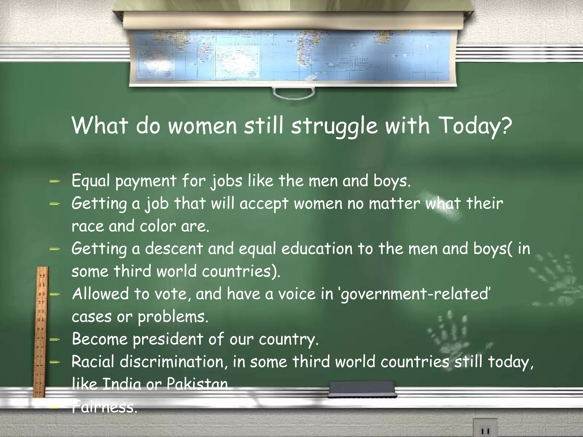 Girls And Womens Education Back Then | PPT