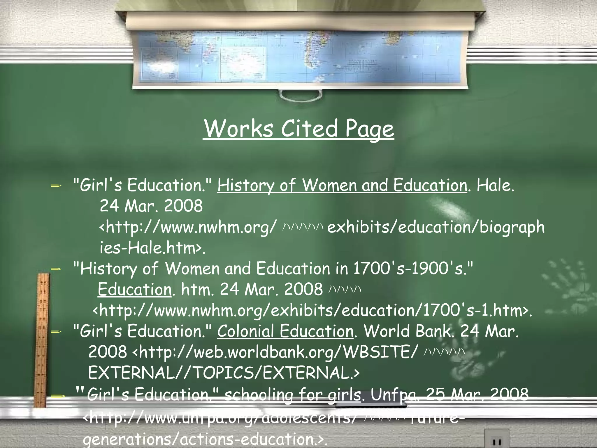 Girls And Womens Education Back Then | PPT